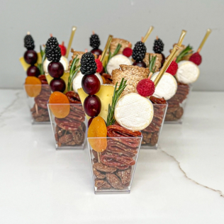 Individual Cheese & Charcuterie Cups | Onyx Hospitality